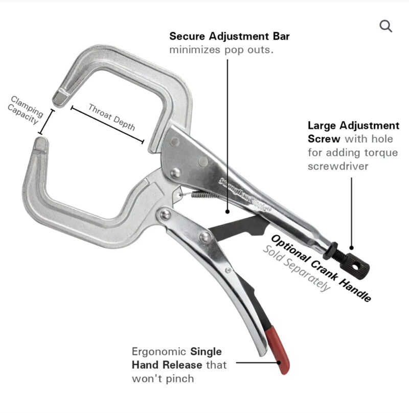 Locking C-Clamps – Neds Pipe and Steel